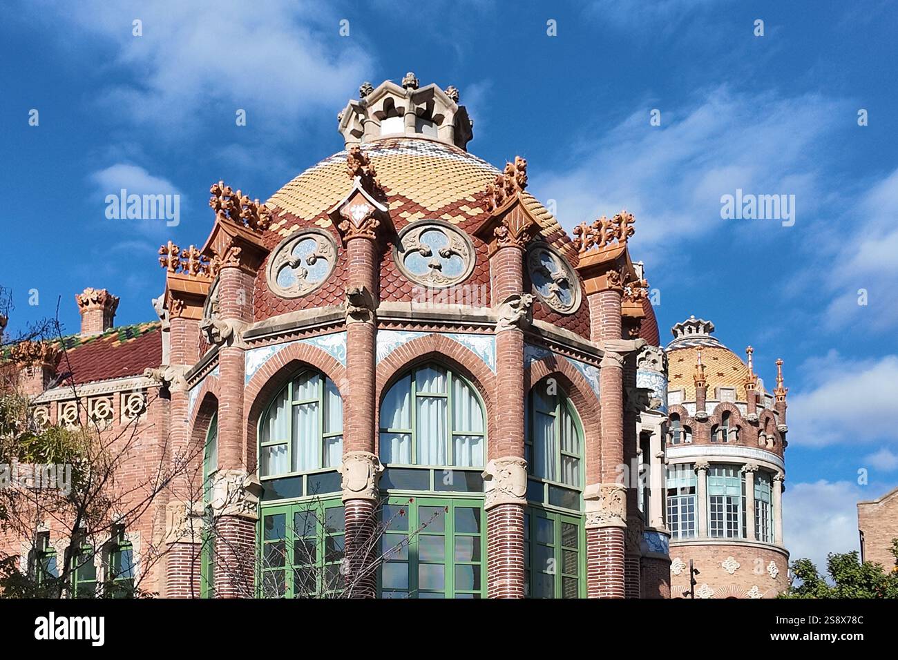 Hospital de Sant Pau or Recinte Modernista de Sant Pau, a former ...
