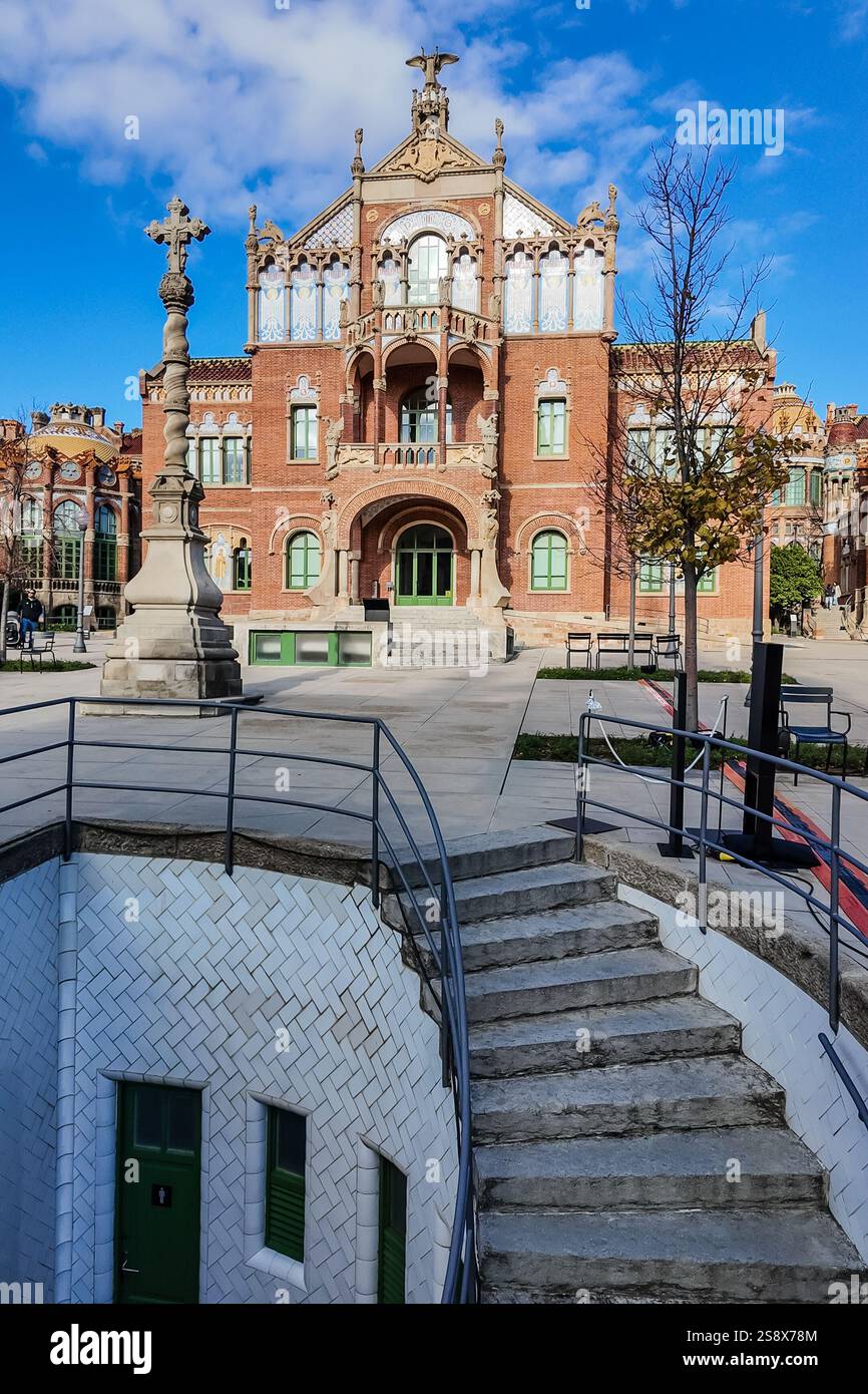 Hospital de Sant Pau or Recinte Modernista de Sant Pau, a former ...