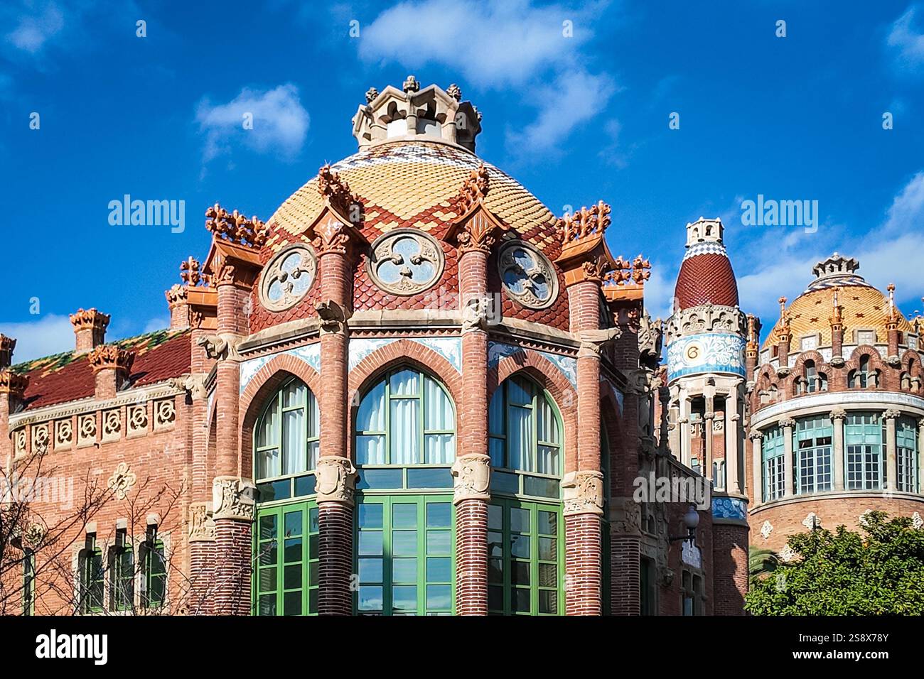 Hospital de Sant Pau or Recinte Modernista de Sant Pau, a former ...