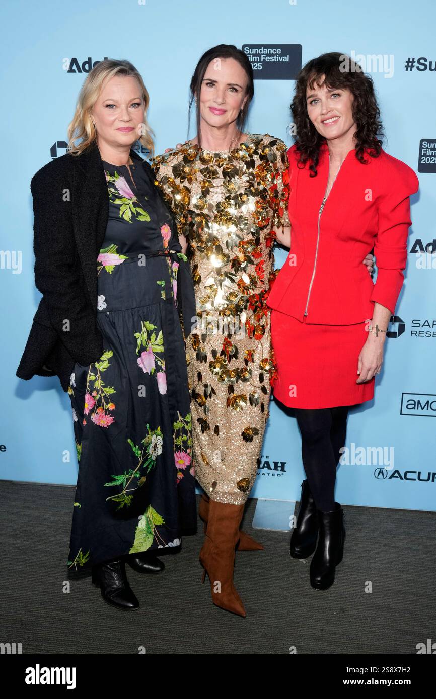 Samantha Mathis, from left, Juliette Lewis and Robin Tunney attend the ...