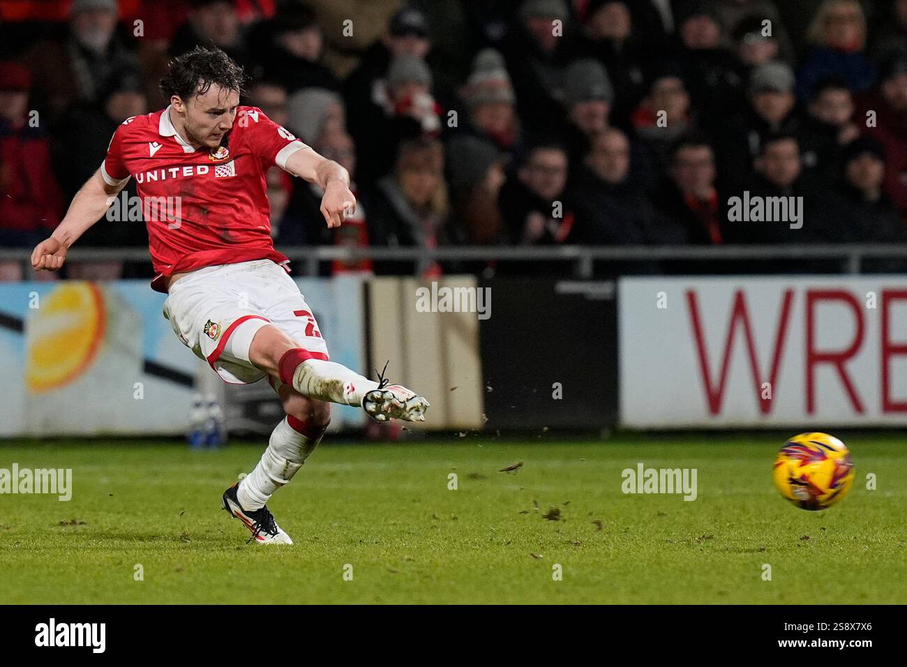 23rd January 2025; STōK Cae Ras, Wrexham, Wales; EFL League One ...