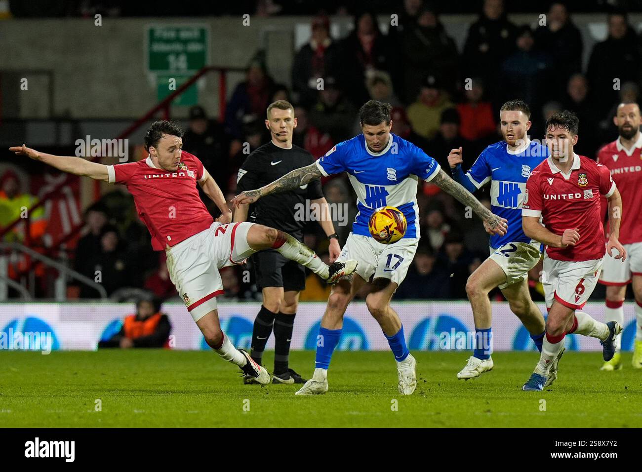 23rd January 2025; STōK Cae Ras, Wrexham, Wales; EFL League One ...