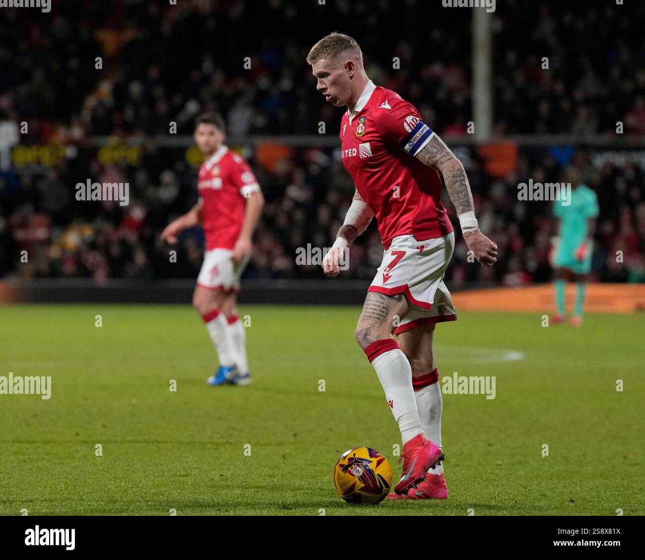 23rd January 2025; STōK Cae Ras, Wrexham, Wales; EFL League One ...