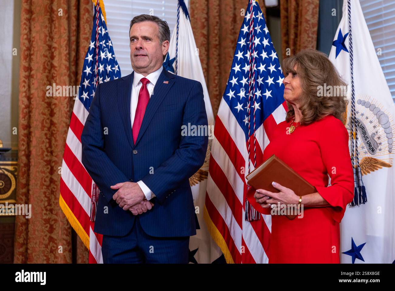 Washington, United States. 23rd Jan, 2025. John Ratcliffe, with his ...