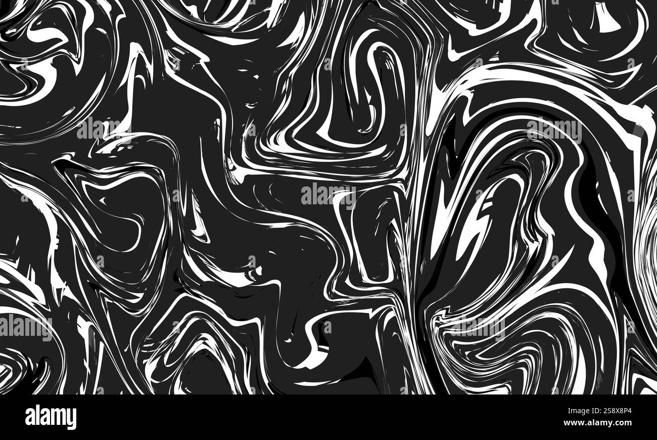 Liquid marble texture abstract black marble textures on a black ...