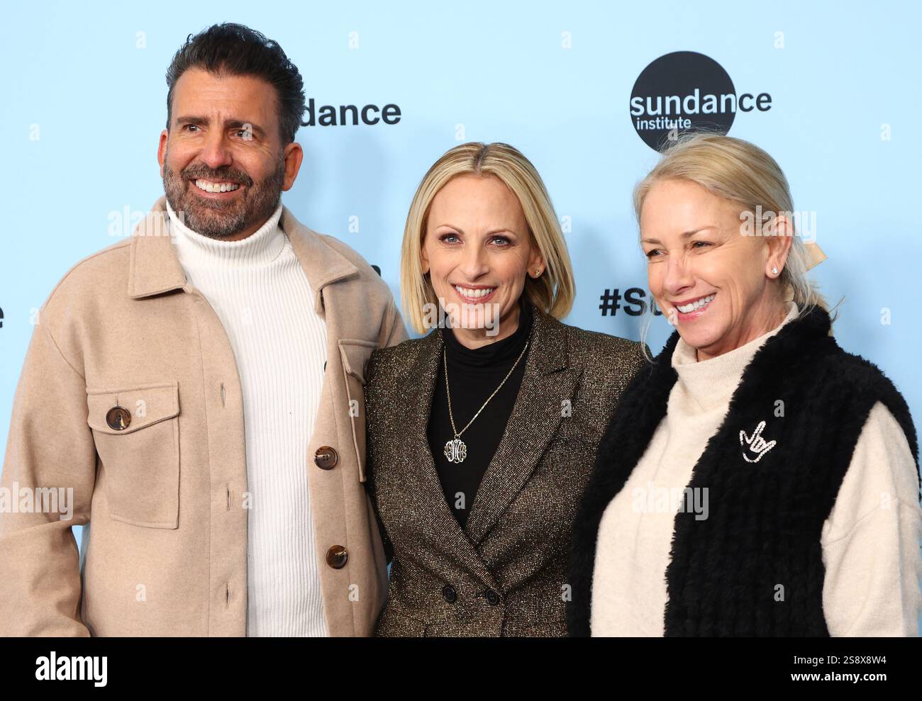 John Maucere, Marlee Matlin and Liz Tannebaum arriving to the “Marlee ...