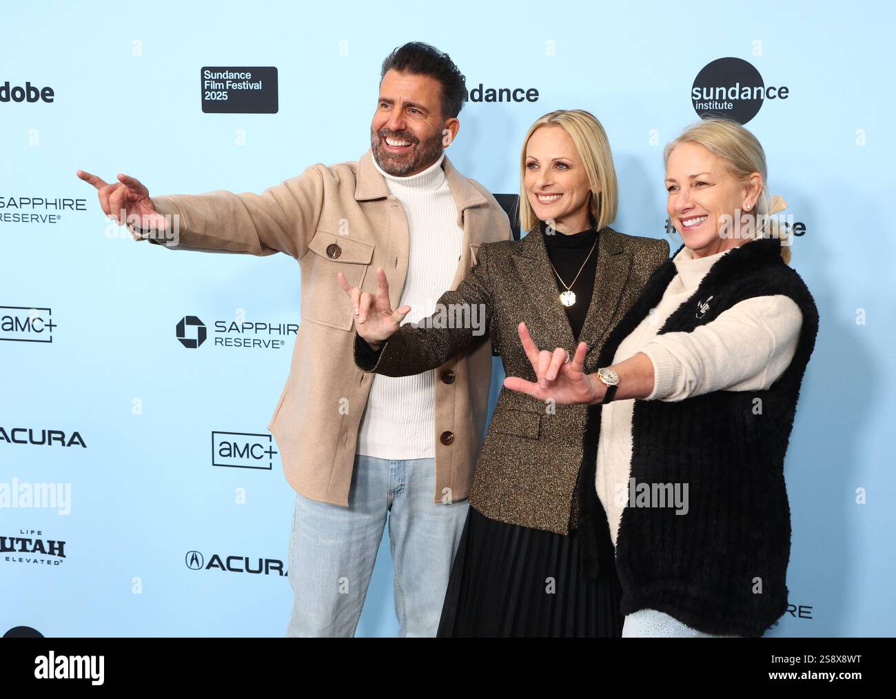 John Maucere, Marlee Matlin and Liz Tannebaum arriving to the “Marlee ...