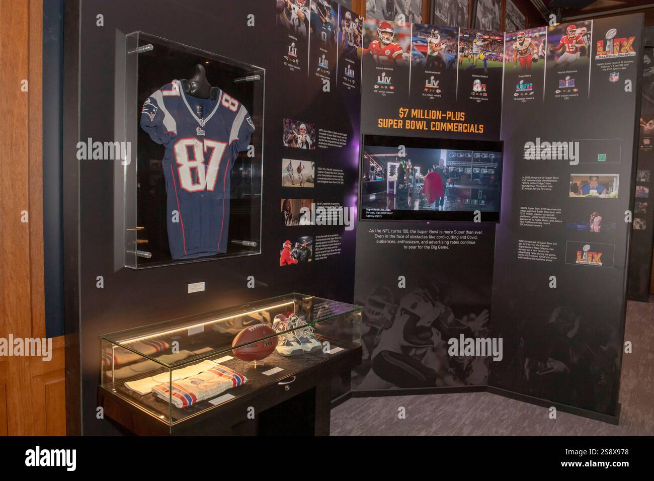 NEW YORK, NEW YORK - JANUARY 23: National Football League's memorabilia ...