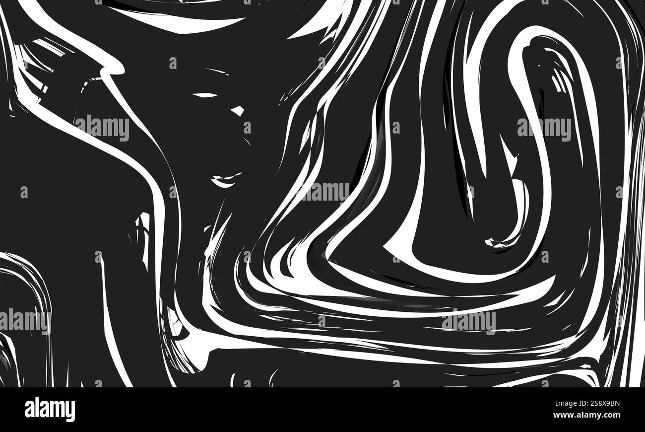 Liquid marble texture abstract black marble textures on a black ...