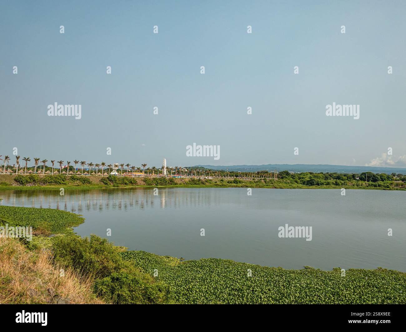 Salvador Allende Pier at Xolotlan Lake - Managua, Nicaragua Stock Photo ...