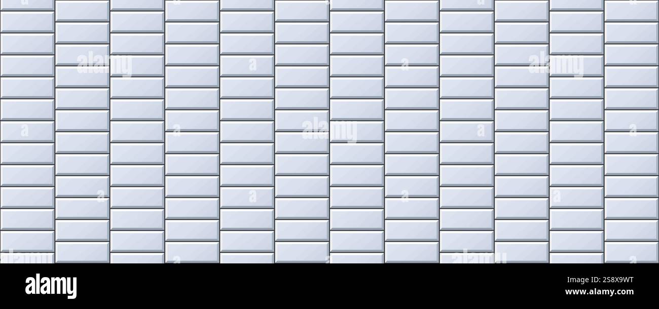 Seamless grey tile pattern. Rectangle ceramic tiled texture for ...