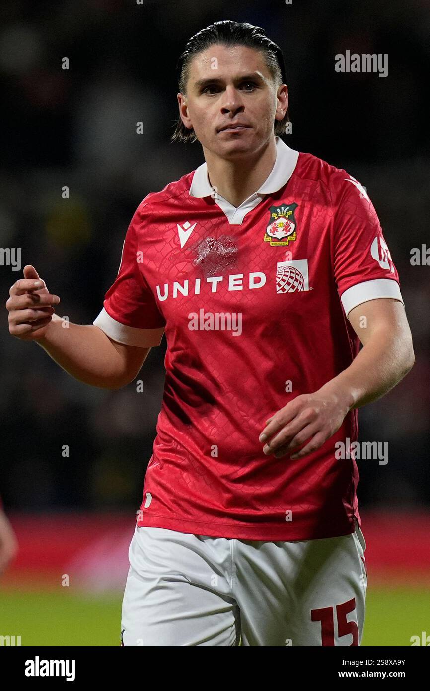 Racecourse Ground, Wrexham, UK. 23rd Jan, 2025. EFL League One Football ...