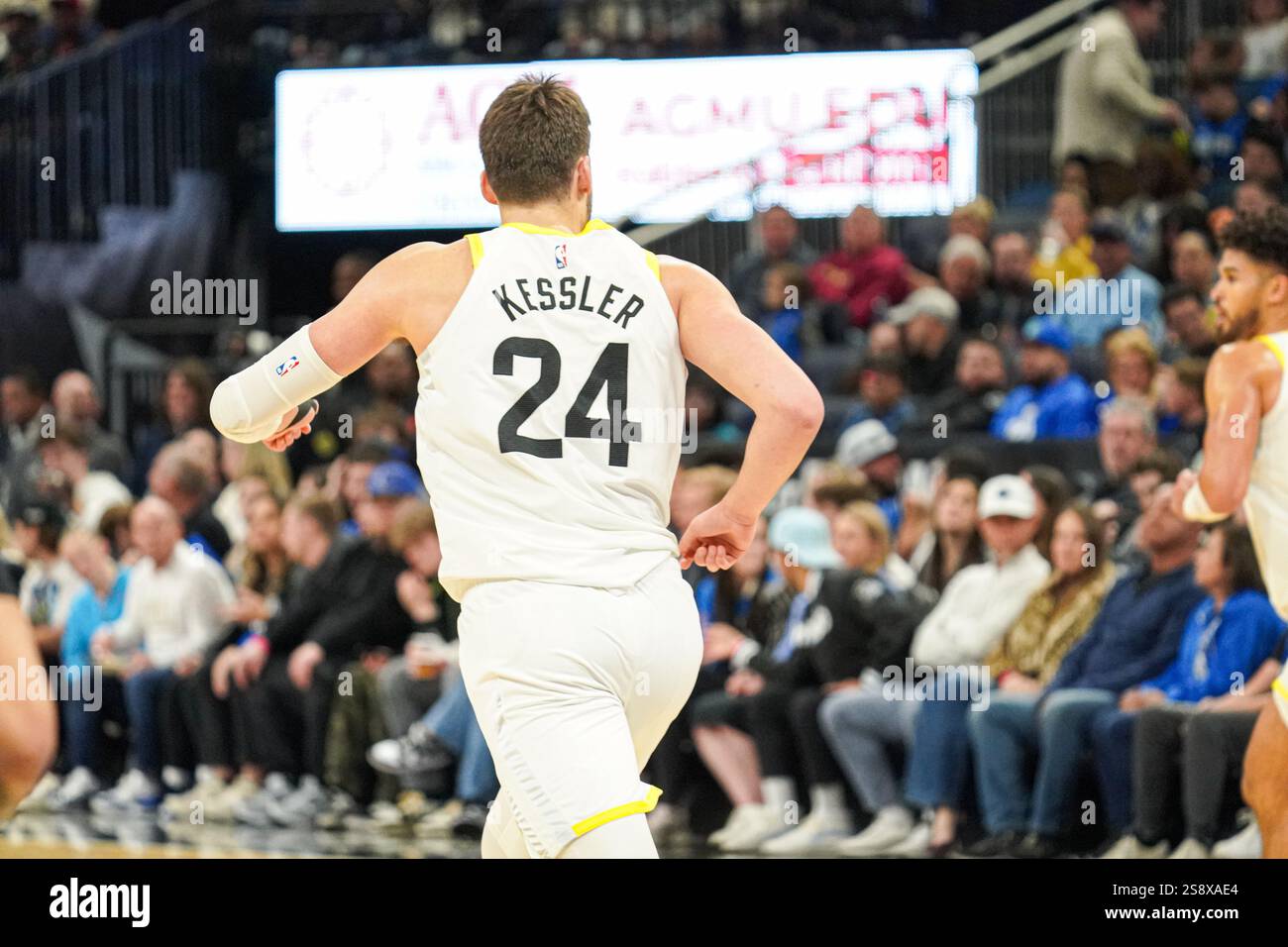 Orlando, Florida, USA, January 5, 2025, Utah Jazz center Walker Kessler ...