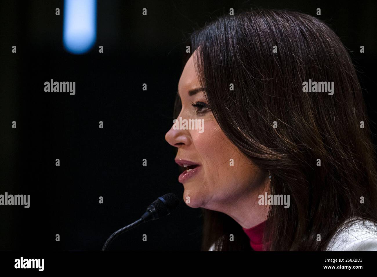 Washington Dc, New York, USA. 23rd Jan, 2025. Brooke Rollins testifies ...