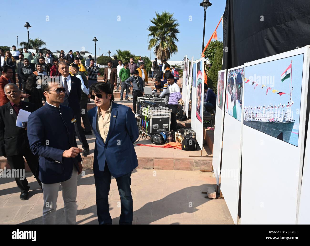 NEW DELHI, INDIA - JANUARY 23: Industralist, BJP MP from Kurushetra and ...