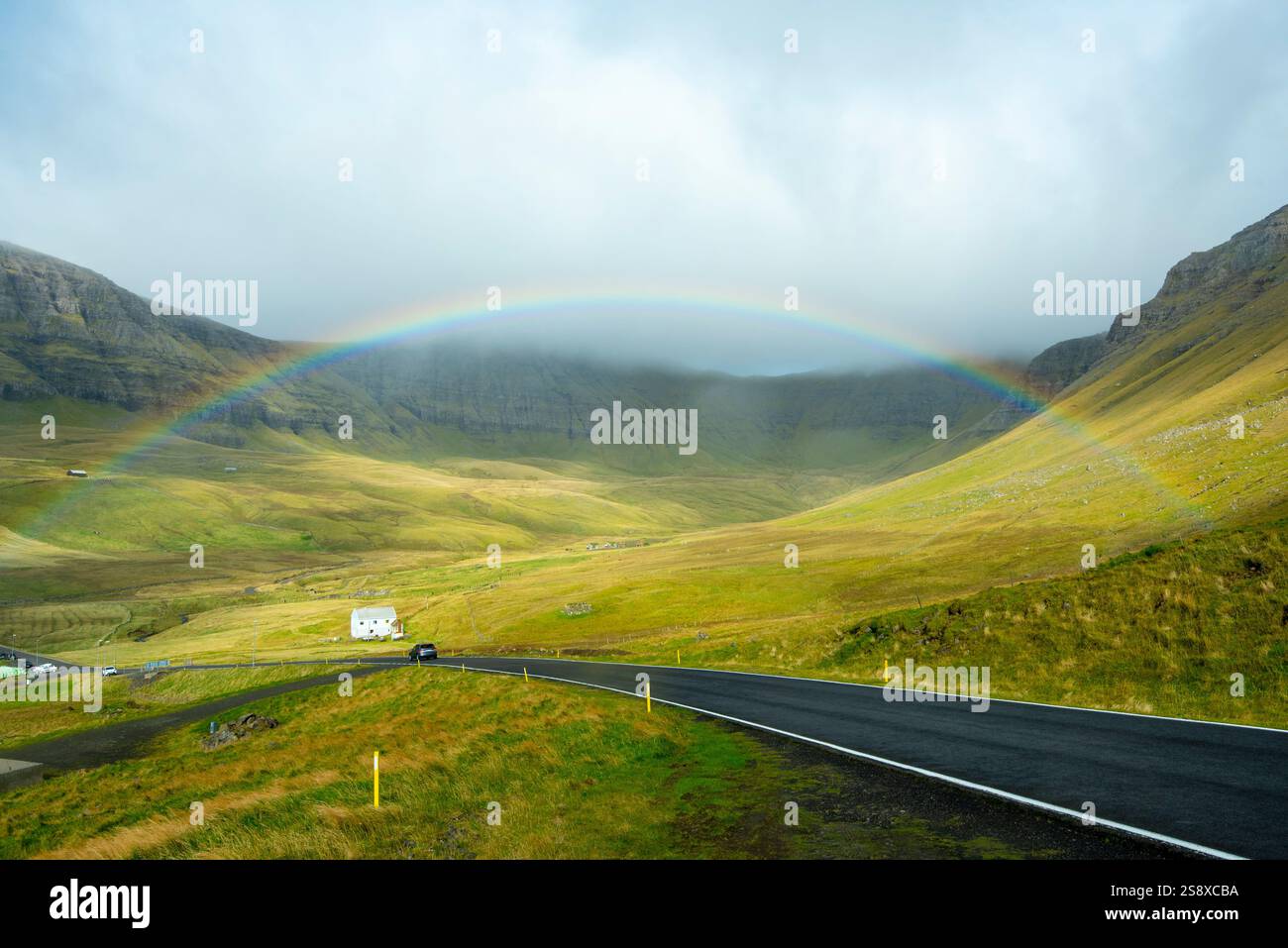 Scenic Route 45 - Faroe Islands Stock Photo - Alamy