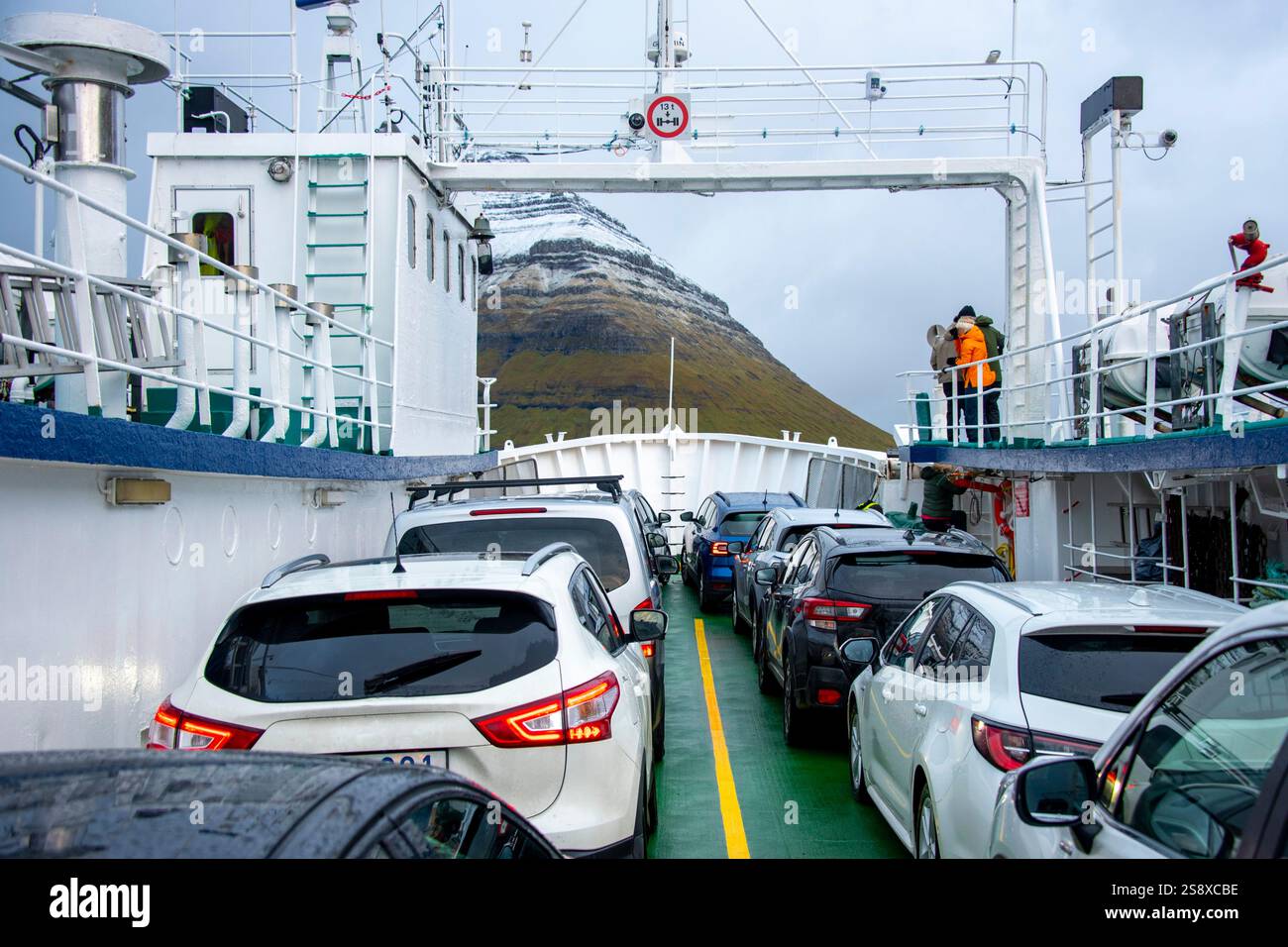 Ferry Transport to Kalsoy Island - Faroe Islands Stock Photo - Alamy