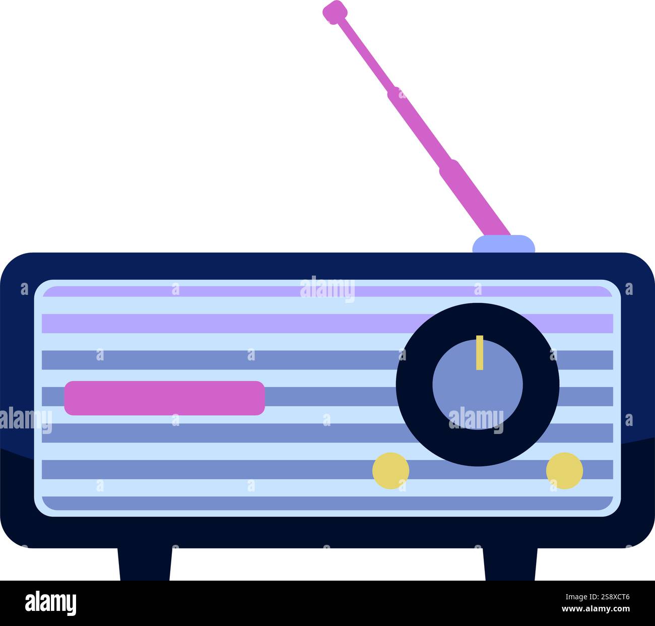 Horizontal vintage radio Stock Vector Image & Art - Alamy