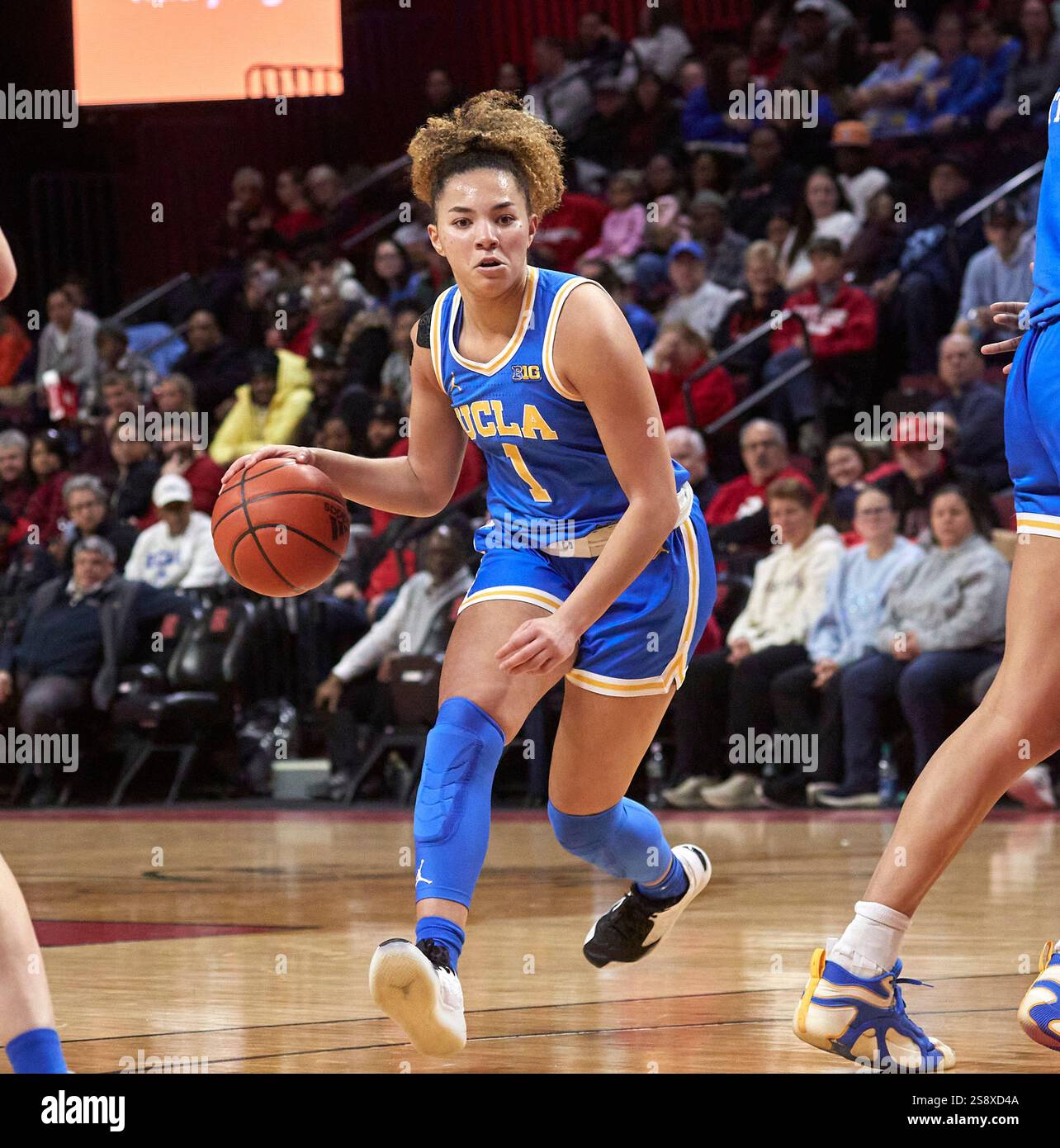 Piscataway, United States. 23rd Jan, 2025. UCLA Bruins guard Kiki Rice ...