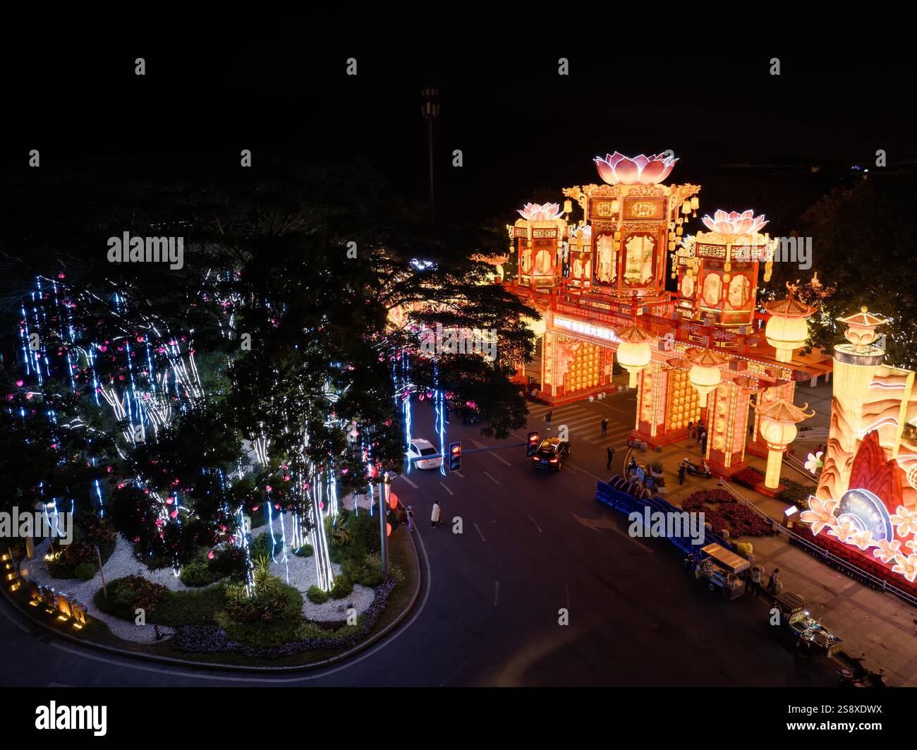 The 2025 Greater Bay Area Lantern Carnival gets ready in Guangzhou City, south China's Guangdong ...