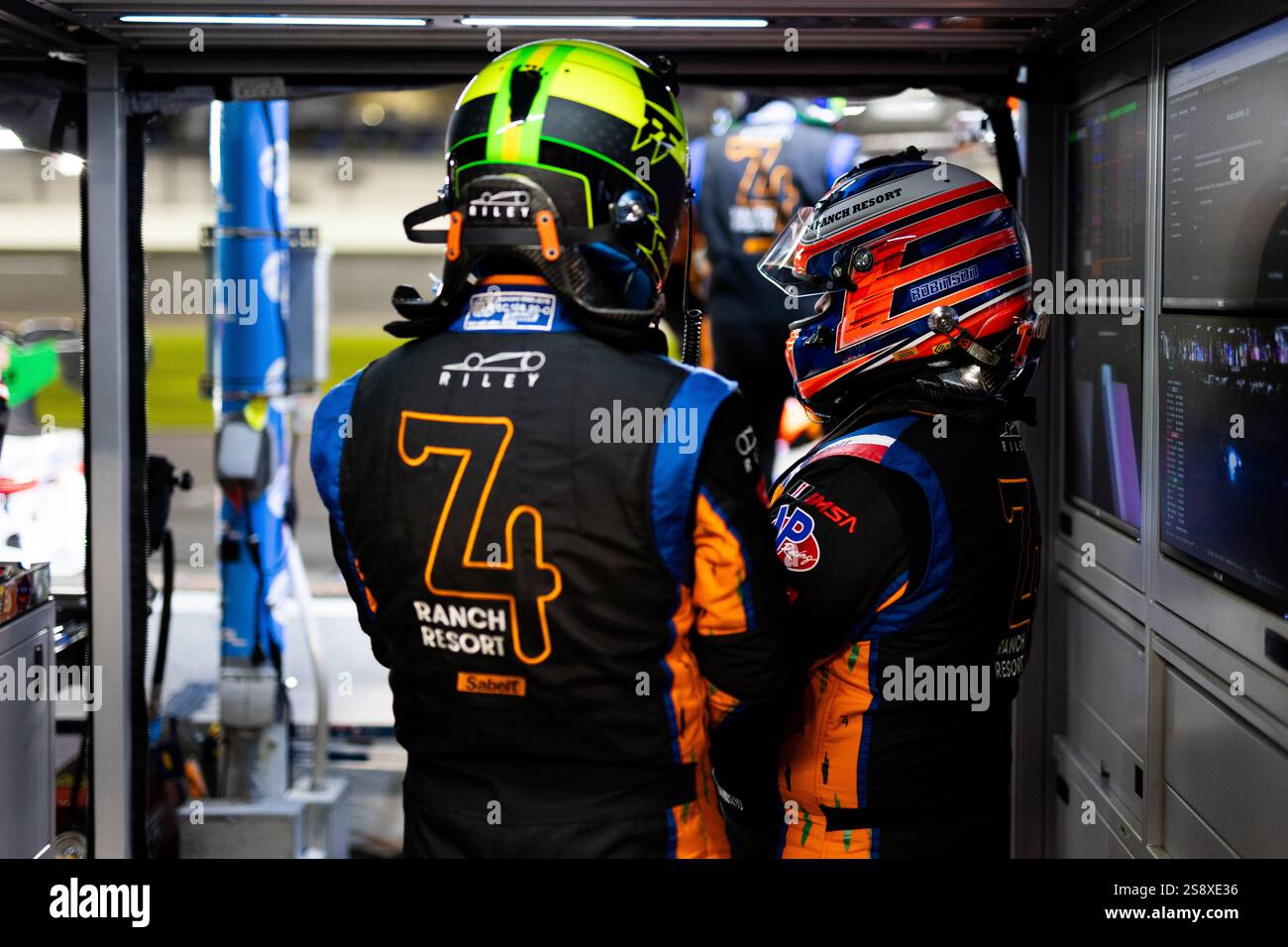 ROBINSON Gar (usa), Riley, ORECA LMP2 07, portait during the Rolex 24 ...