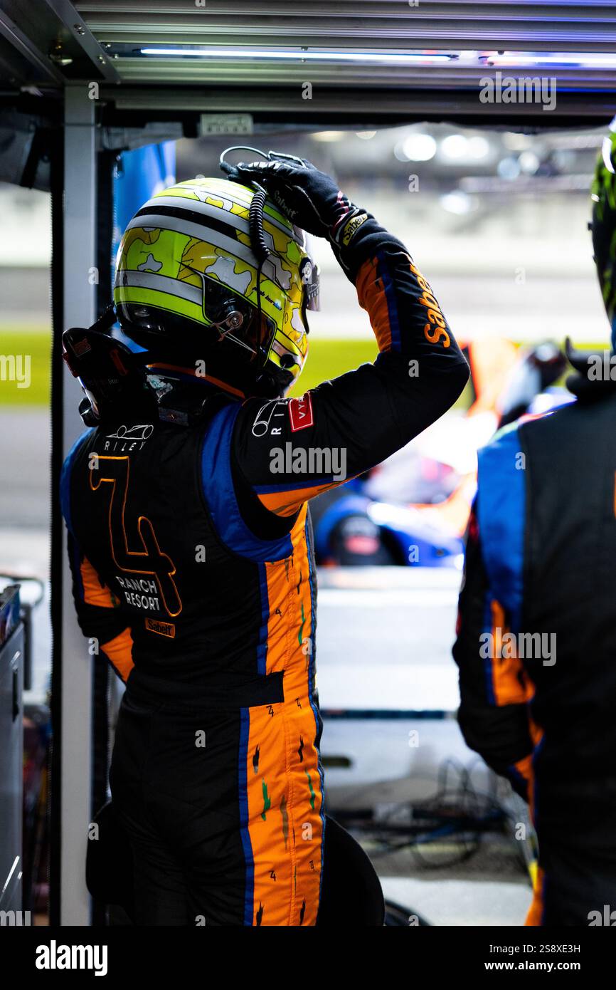BURDON Josh (aus), Riley, ORECA LMP2 07, portait during the Rolex 24 ...