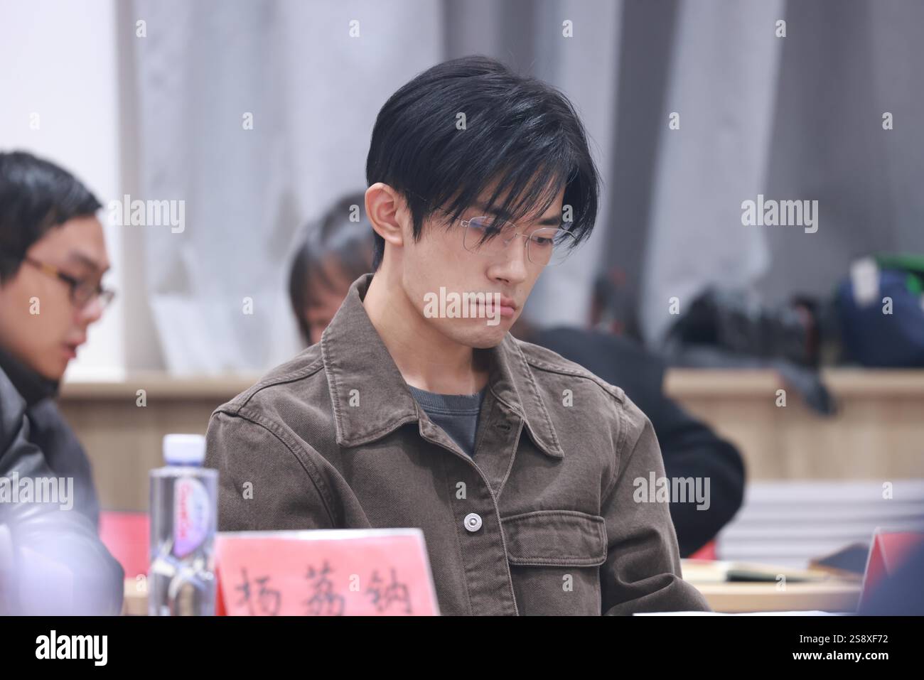 Chinese actor, dancer and singer Jackson Yee attends an activity in ...