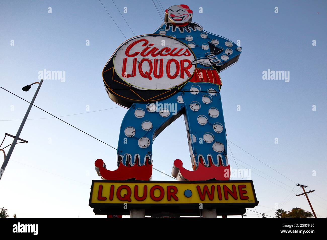 North Hollywood, California: Circus Liquor Store, Vineland Avenue ...