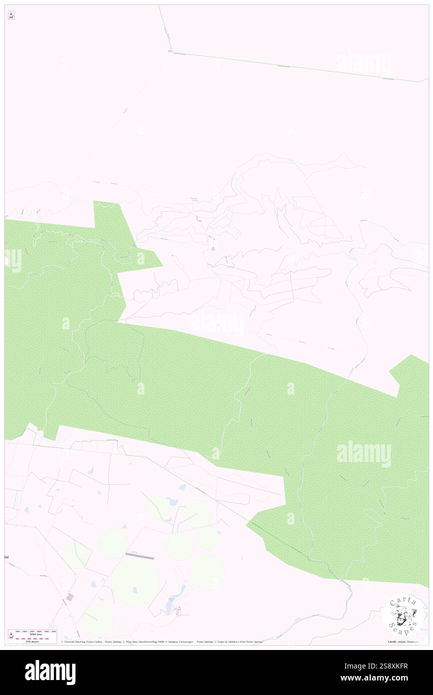 Height district map Cut Out Stock Images & Pictures - Alamy