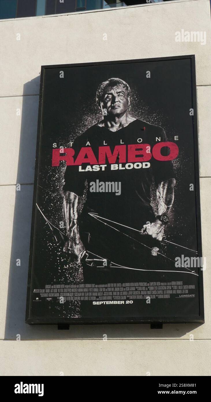 Los Angeles, California, USA 22nd January 2025 Sylvester Stallone Rambo ...