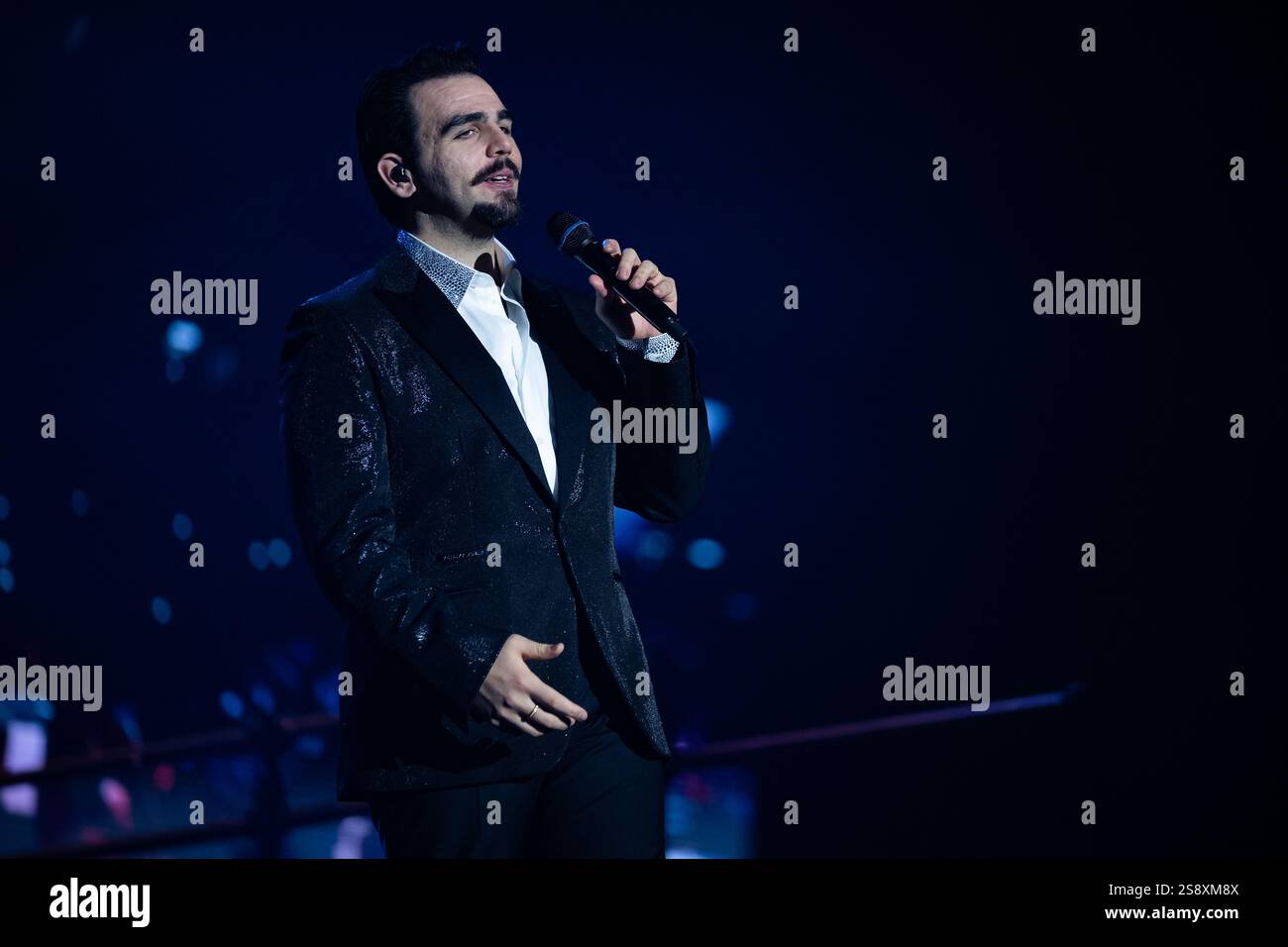 Eboli, Italy. 23rd Jan, 2025. Eboli, Italy. Ignazio Boschetto from Il ...