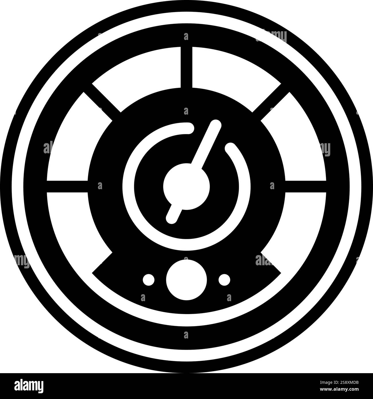 Rpm speed indicator Black and White Stock Photos & Images - Alamy