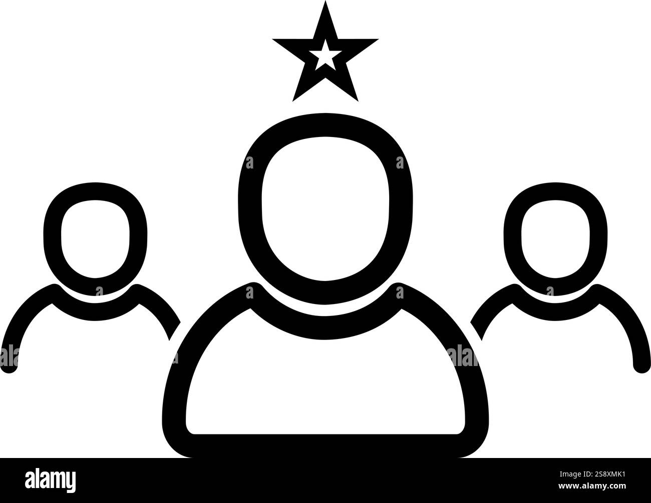 Favorite Candidate icon vector. Suitable for mobile apps, web apps and ...