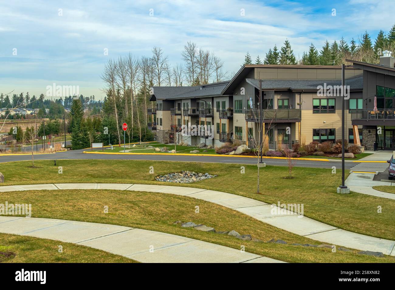 Residential retirement community in Tehaleh Washington state Stock ...