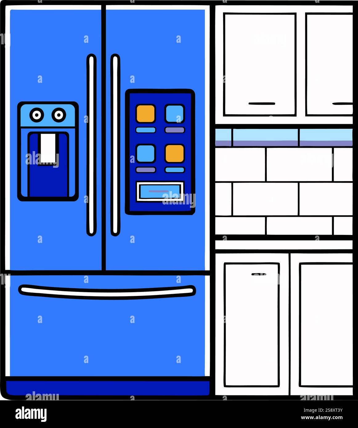 Smart kitchen design Stock Vector Image & Art - Alamy