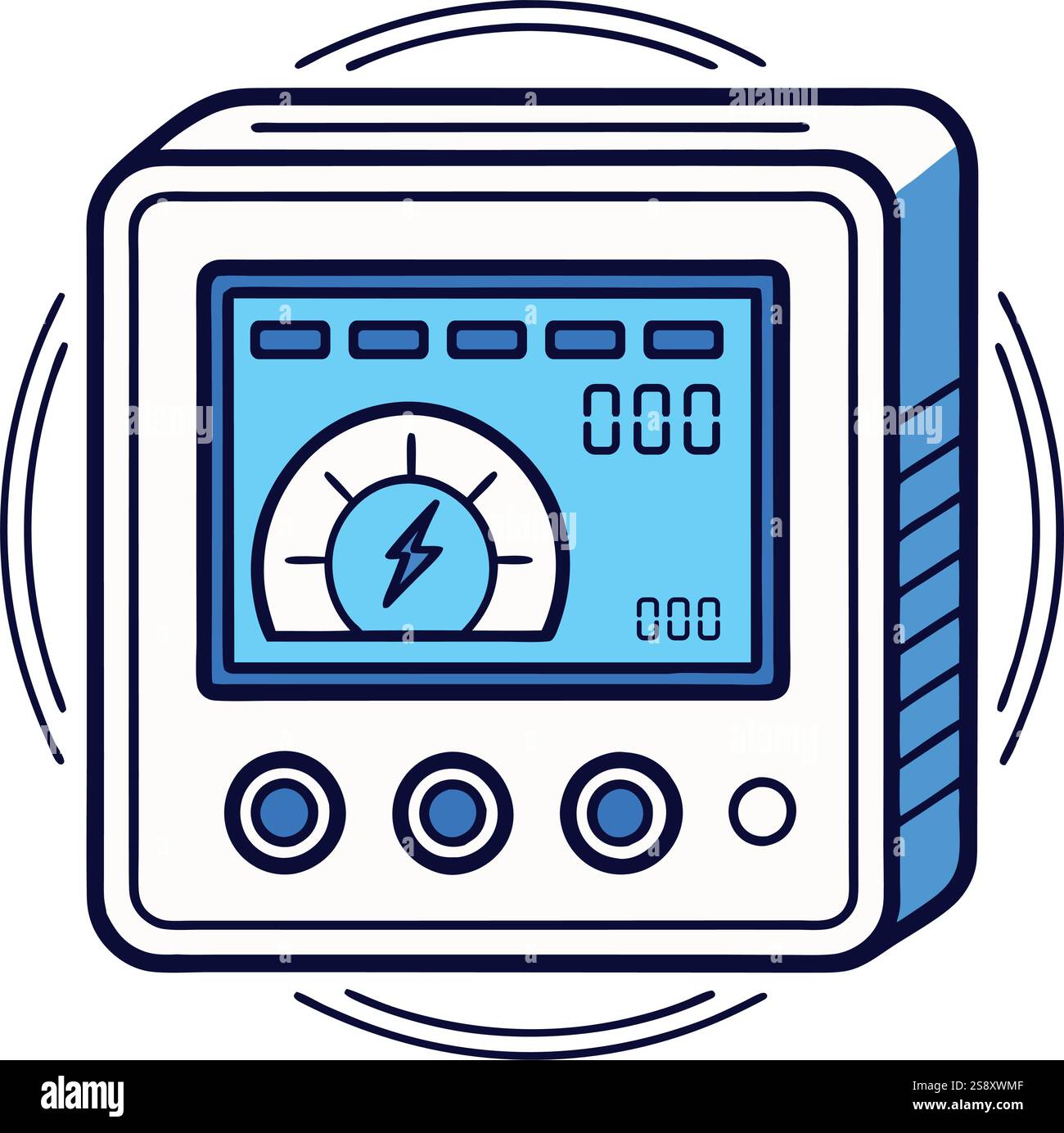 Digital control panel Stock Vector Image & Art - Alamy