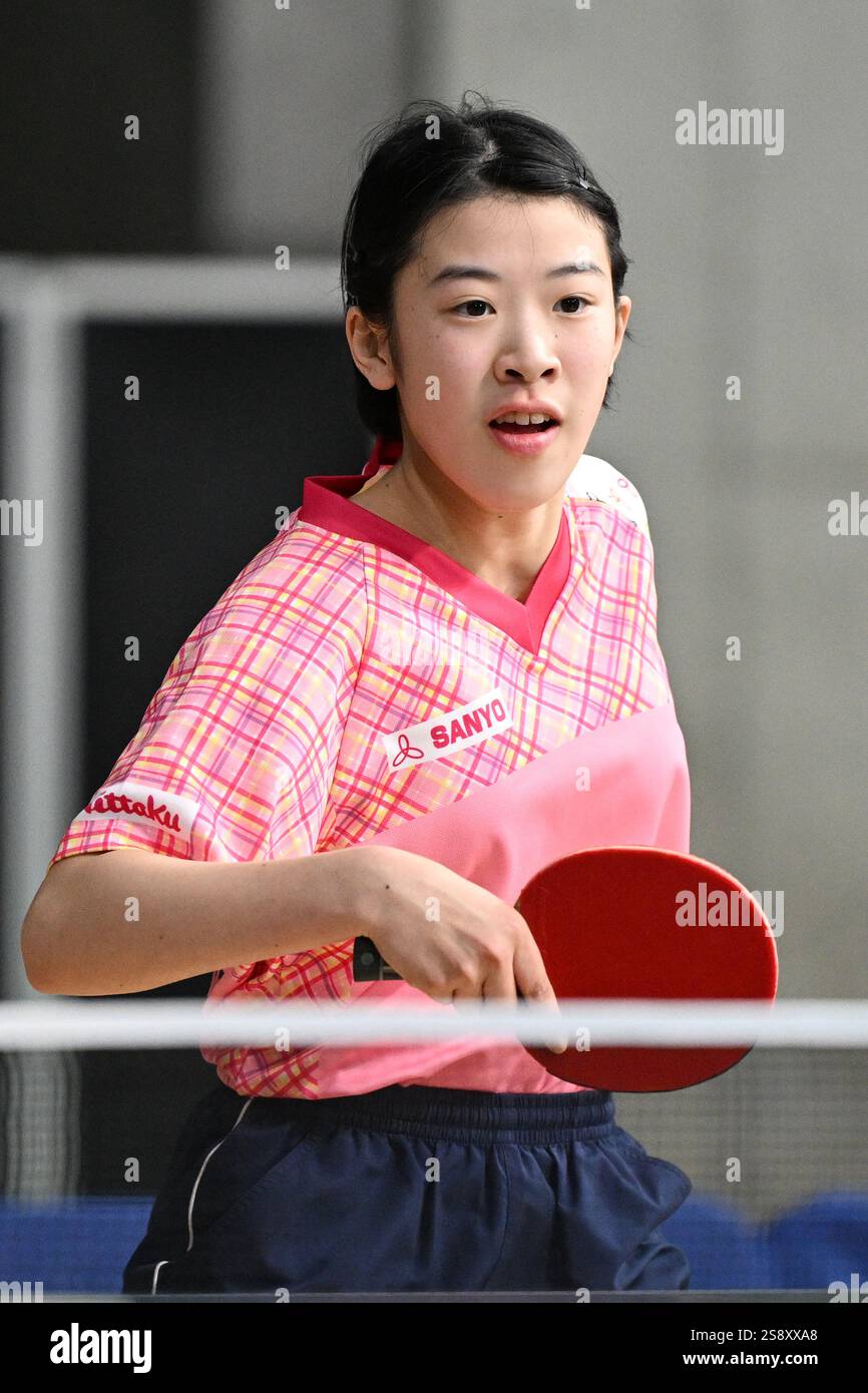 Rin Mende, JANUARY 24, 2025 - Table Tennis : All Japan Table Tennis ...