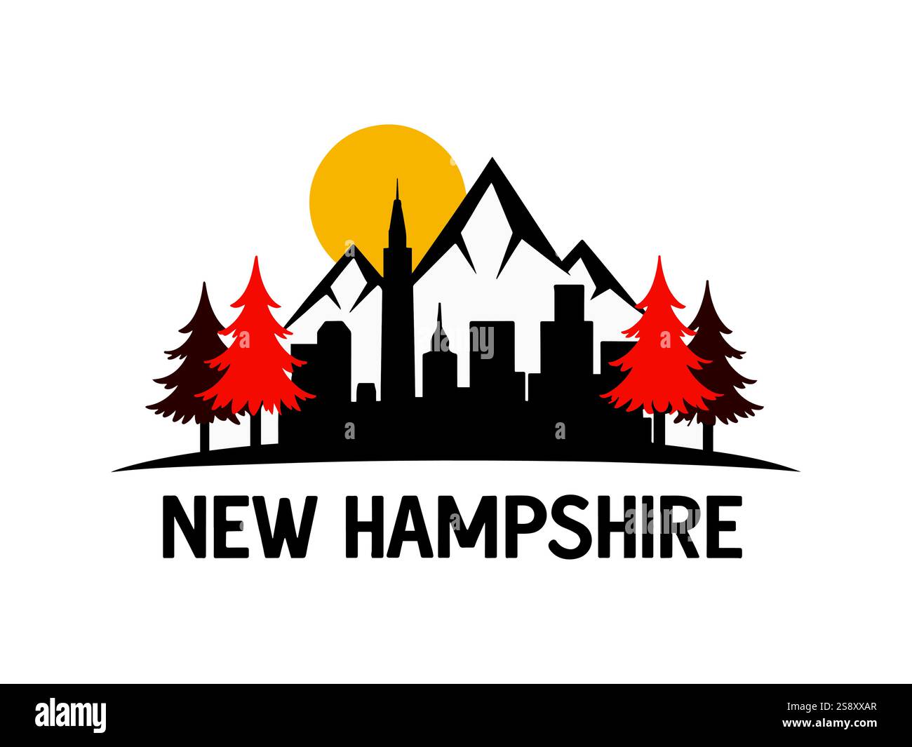 A majestic skyline blends with a stunning landscape, featuring iconic ...