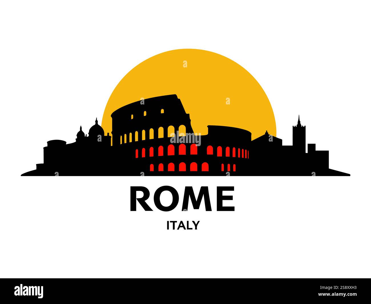 A majestic skyline blends with a stunning landscape, featuring iconic ...