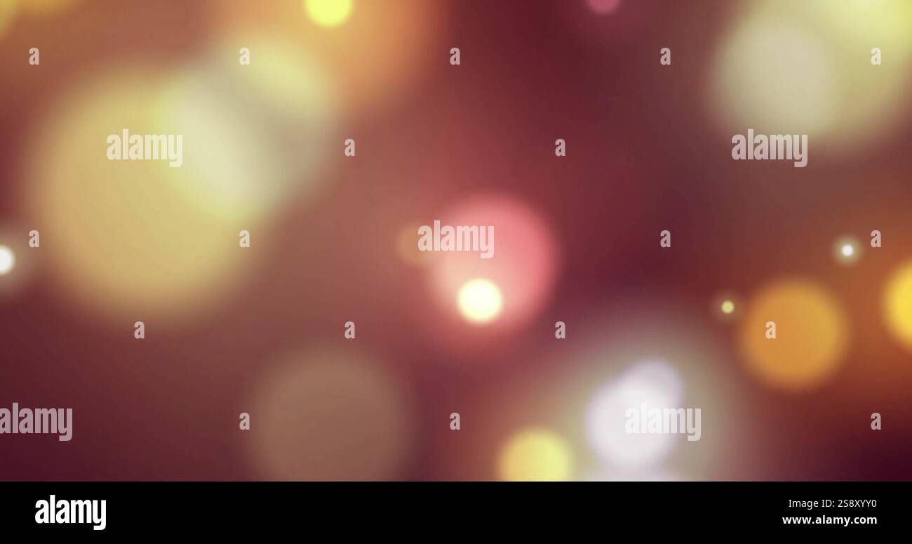 Image of colourful light spots on black background Stock Photo - Alamy