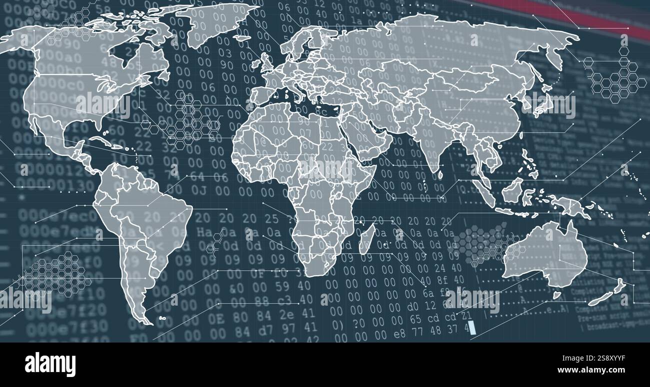 World map futuristic user interface hi-res stock photography and images - Alamy