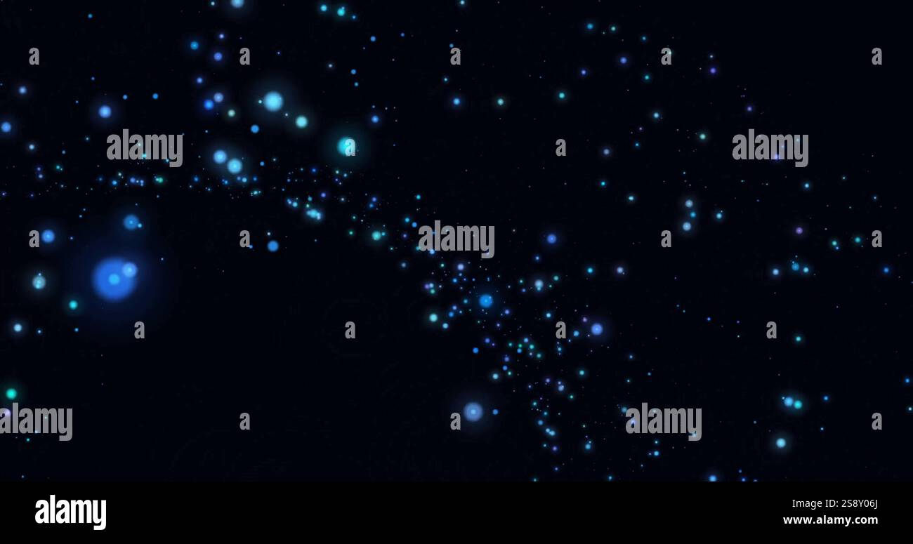 Image of light spots on black background Stock Photo - Alamy