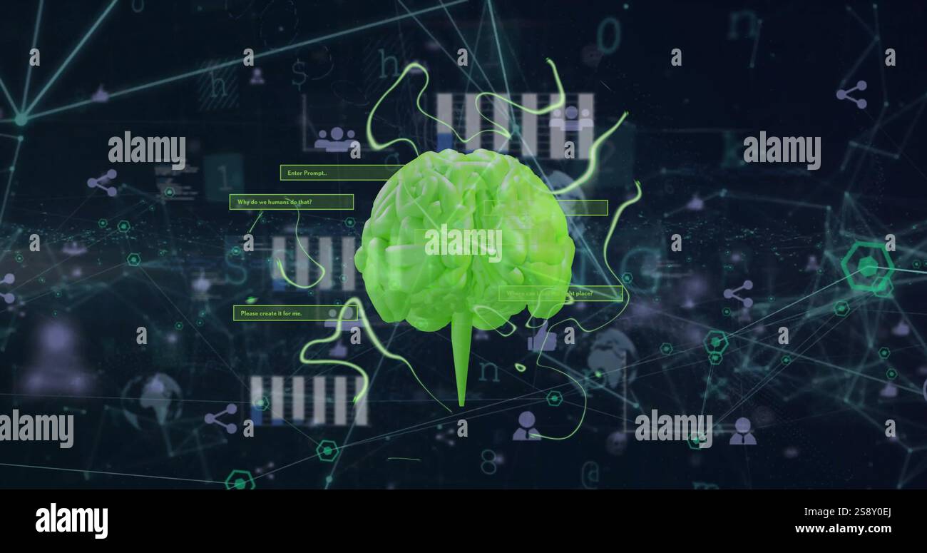 Brain data analysis hi-res stock photography and images - Alamy