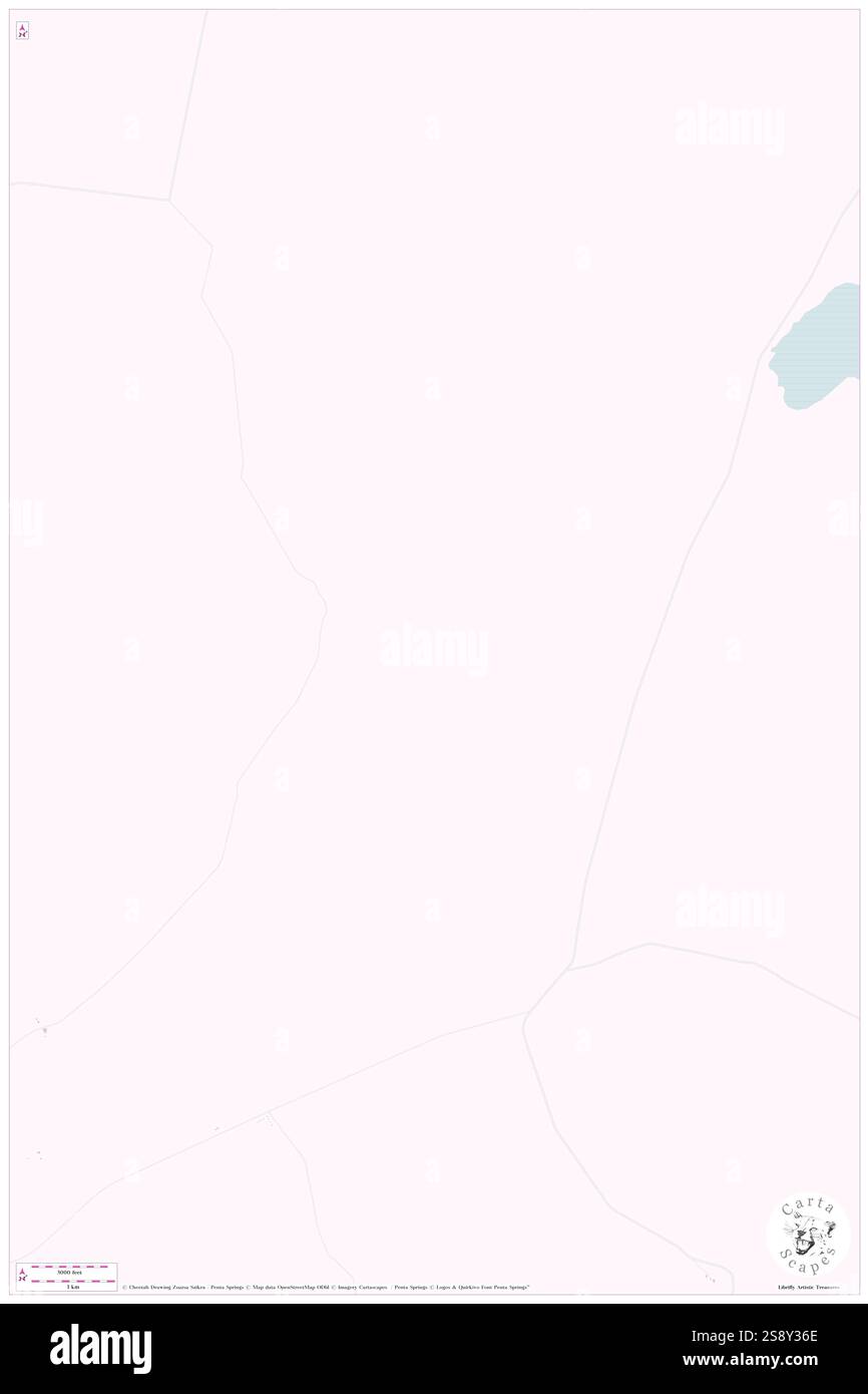 Geluk Pan, Xhariep District Municipality, ZA, South Africa, Orange Free ...