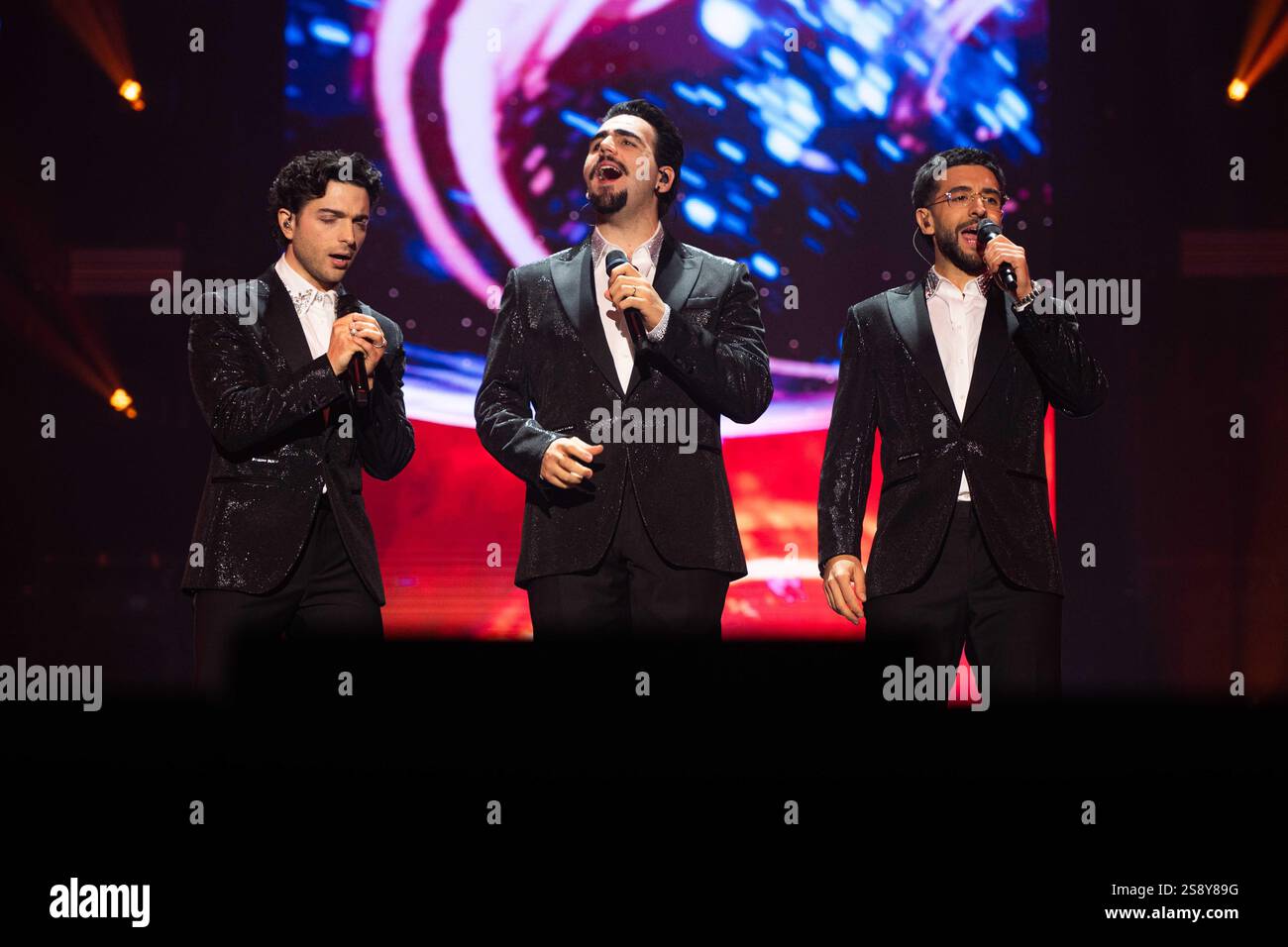 Il Volo - Gianluca Ginoble, Ignazio Boschetto e Piero Barone during the Italian singer Music ...