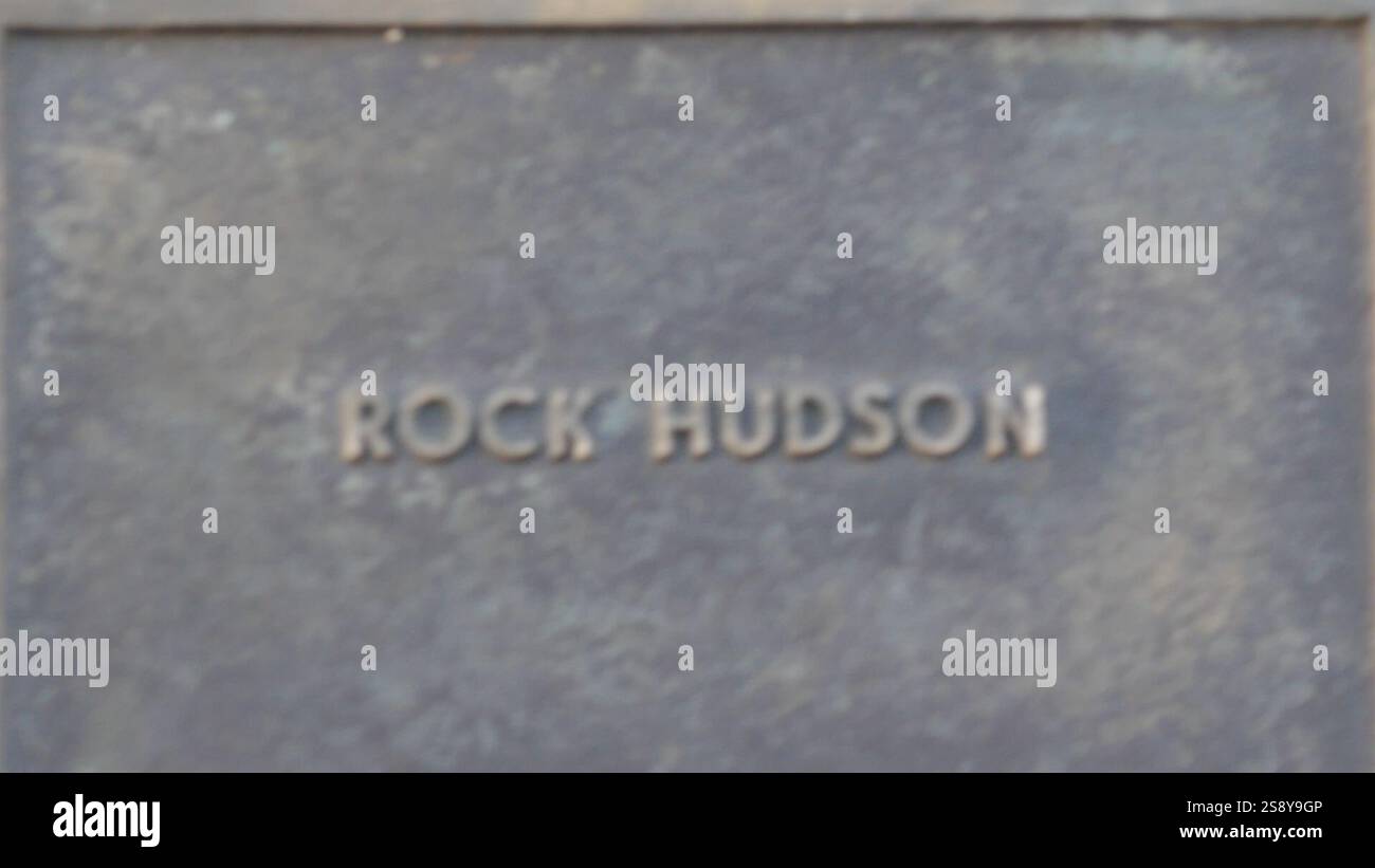 West Hollywood, California, USA 23rd January 2025 Actor Rock Hudson ...