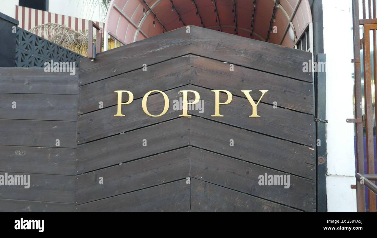 Los Angeles, California, USA 23rd January 2025 Poppy Nightclub/Lounge ...