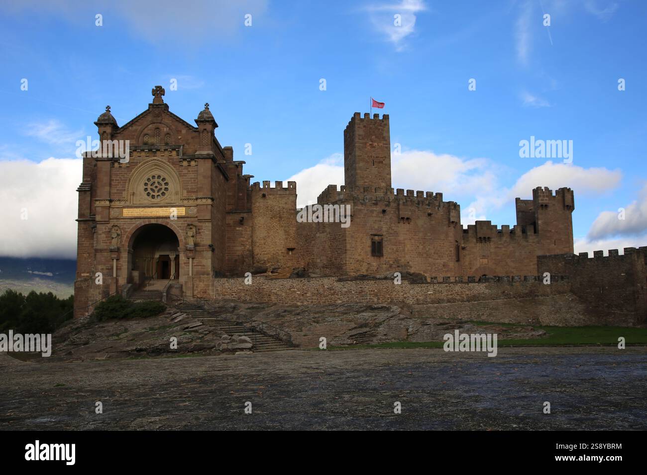 Spain. Navarre. Castle of Xavier. Birthplace and childhood home of ...