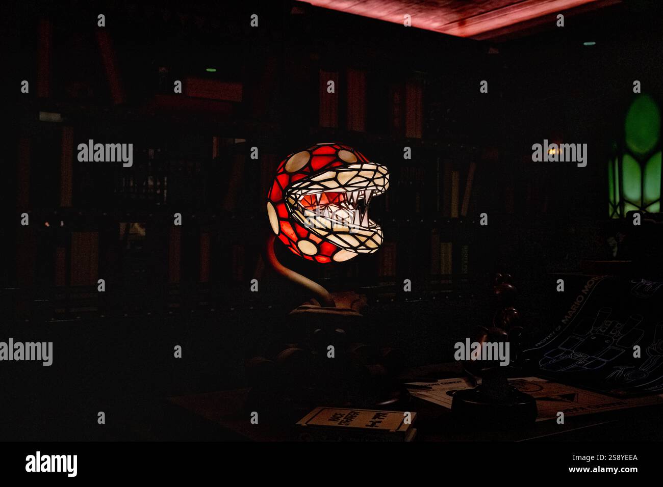 Osaka, Japan - January 9, 2024: Super Nintendo World is the theme area ...