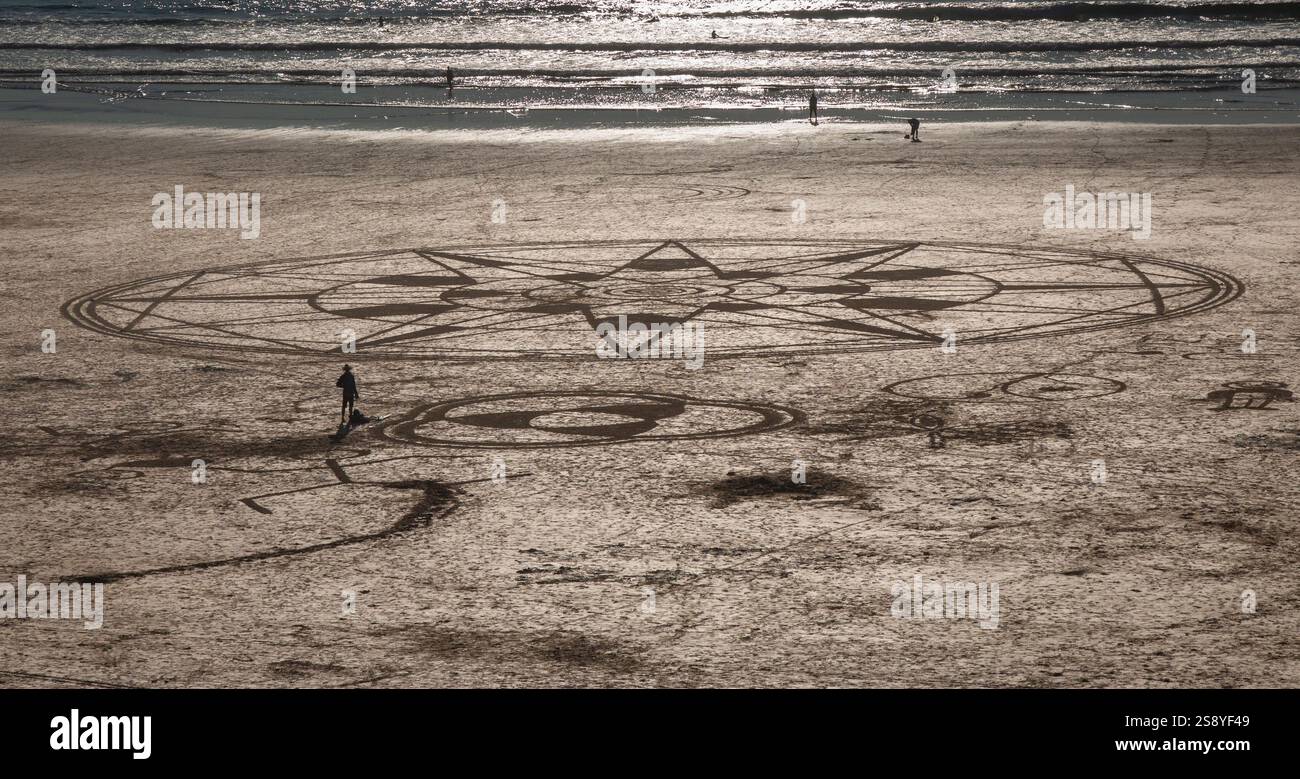 Raking sand hi-res stock photography and images - Alamy